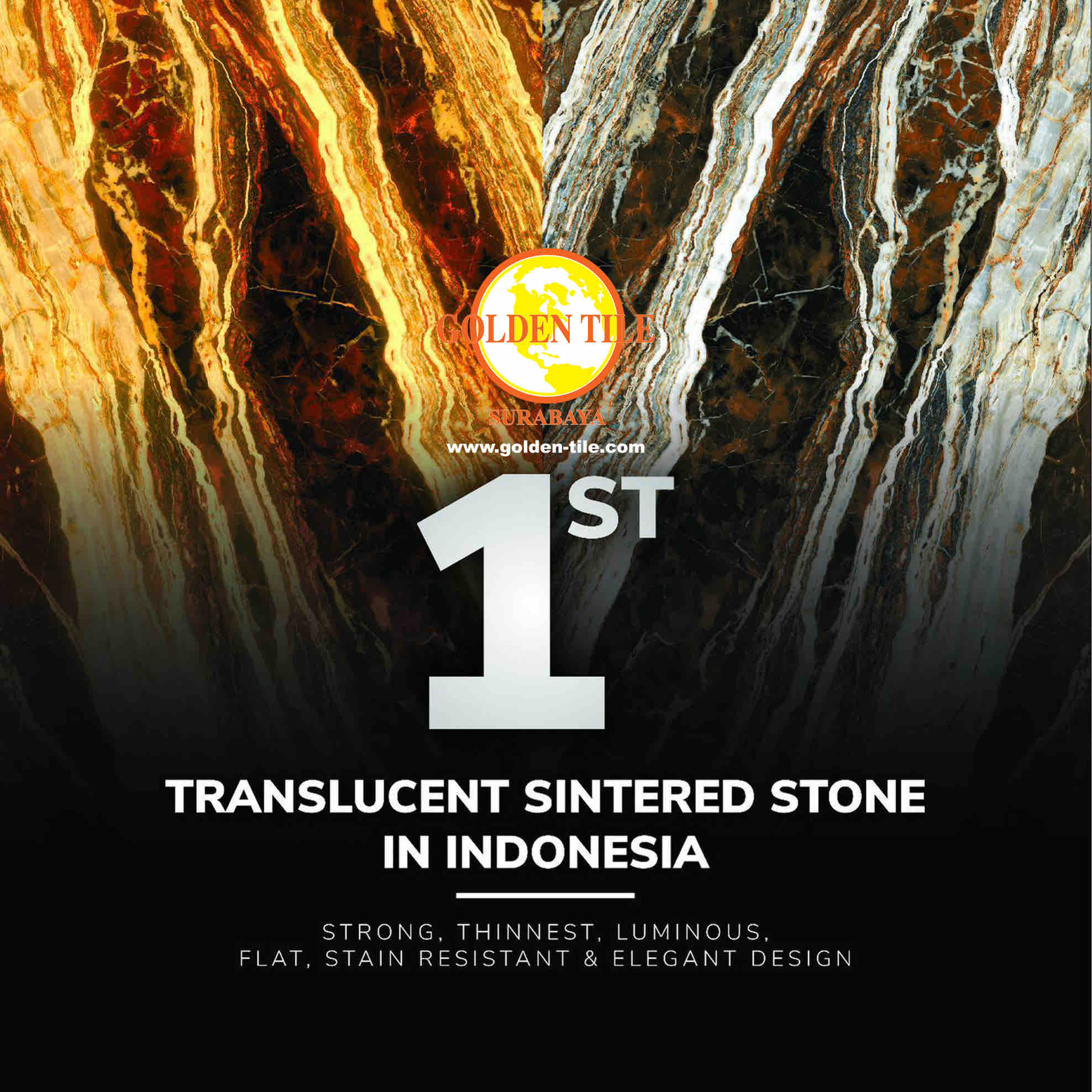 Apa itu ” Translucent Granite Sintered Stone” – Golden Tile Baliwerti ...